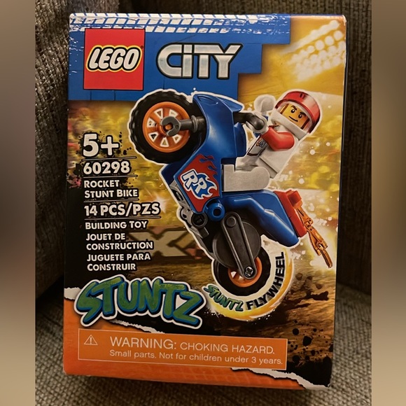 Lego | Toys | Lego City 6298 Rocket Stunt Bike Retired Nib | Poshmark